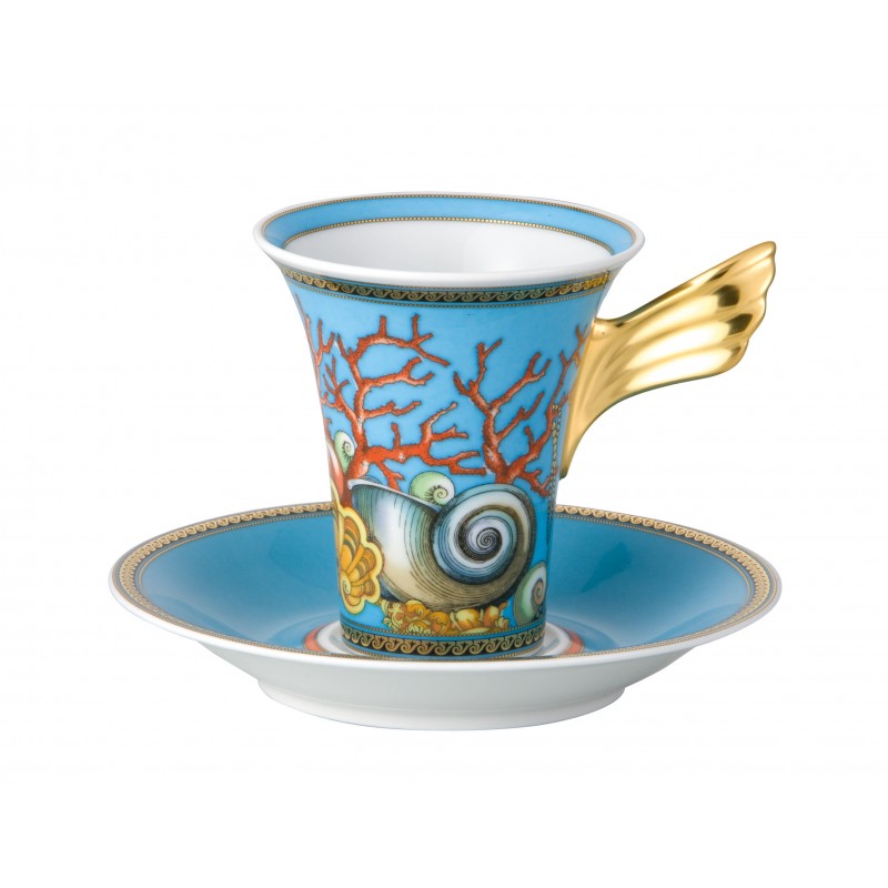 Assiette de présentation Les trésors de la mer - Versace - Cristallerie ...